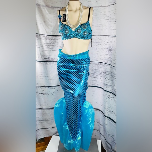 Forplay | Dresses | Forplay Blue Mermaid Costume Sm New In Dress Bag ...